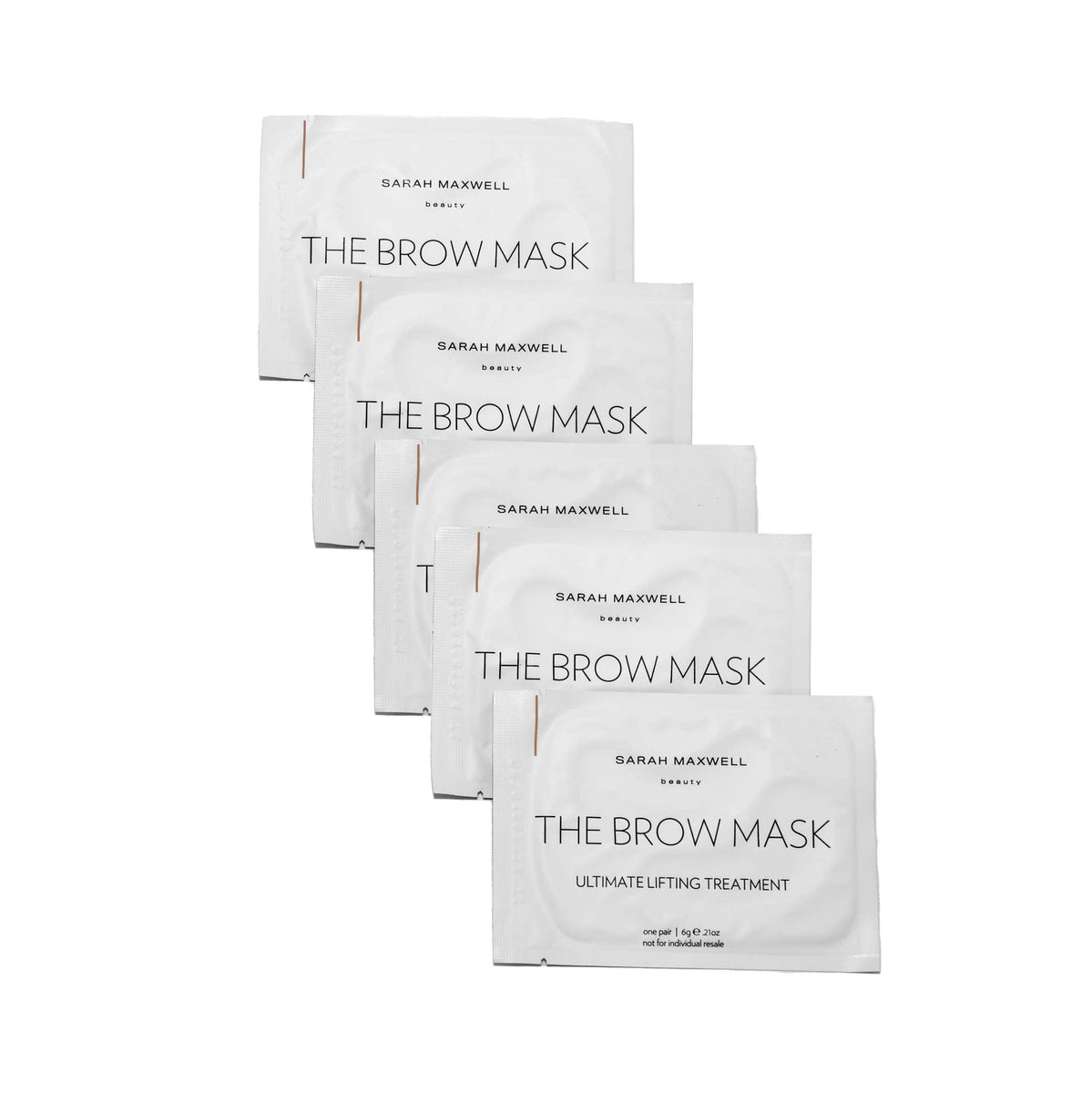 Five Pack of the Brow Mask – Sarah Maxwell Beauty